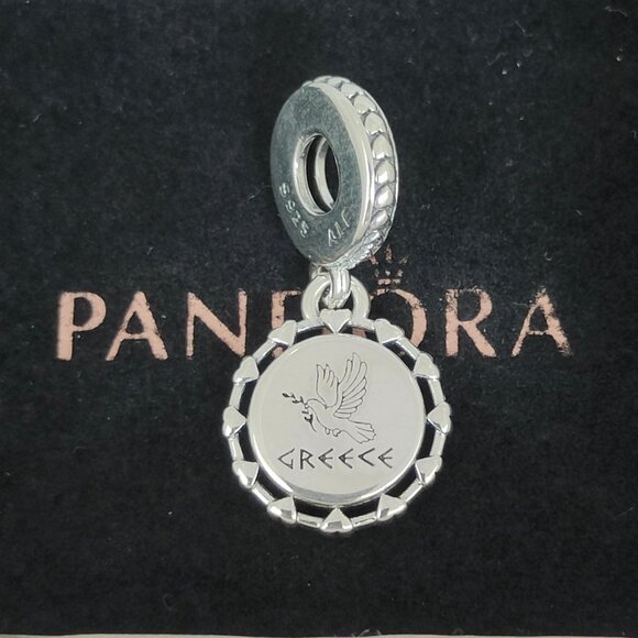Pandora | Jewelry | Pandora Parthenon And Peace Symbol Exclusive Dangle ...
